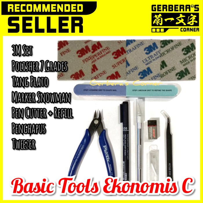 Jual Paket Basic Tools Ekonomis C Alat Rakit Amplas Nipper Marker Murah ...