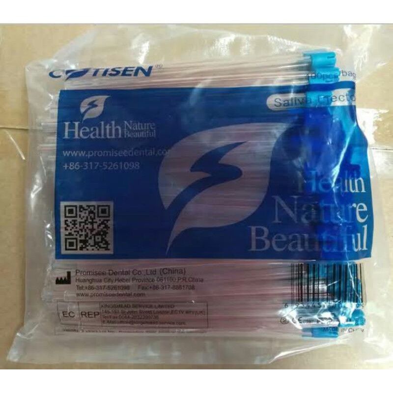 Jual 100 pcs Dental suction saliva ejector Cotisen penyedot ludah air liur warna bening | Shopee ...