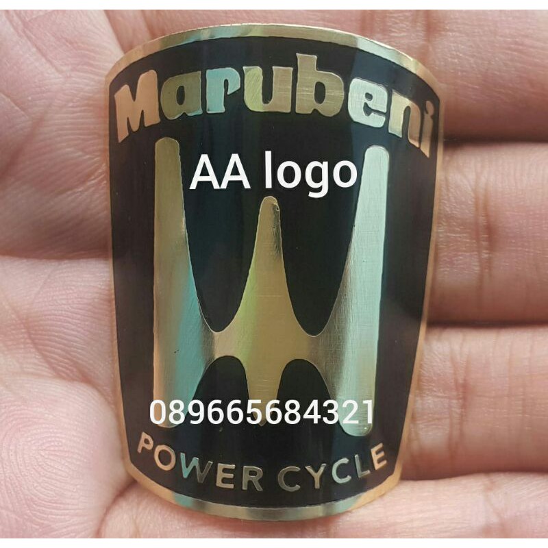 Jual emblem sepeda marubeni+double tape tebal | Shopee Indonesia