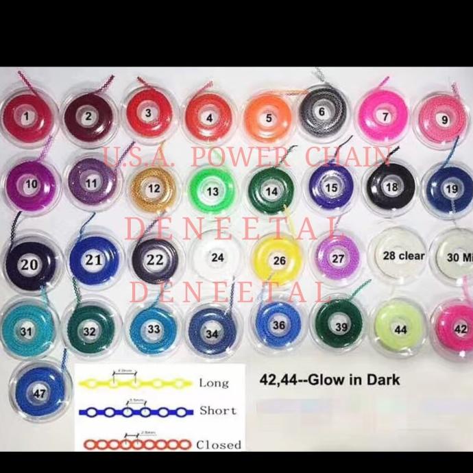 Jual }}}}}}] QUALITY 1 METER POWER CHAIN/ KARET BEHEL GIGI / MERK ONYX ...