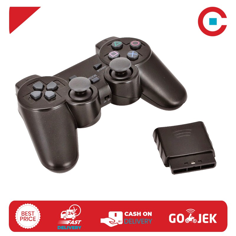 Jual Stick PS2 Wireless Original - Black | Shopee Indonesia