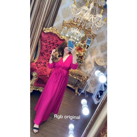 Jual Malika dress RGB/Dress Malika By RGB original | Shopee Indonesia