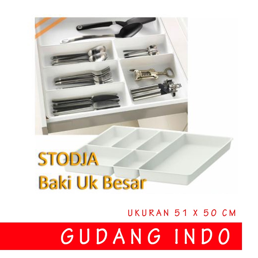 Jual Baki peralatan makan, putih / baki 51x50 cm BAKI ALAT MAKAN ...