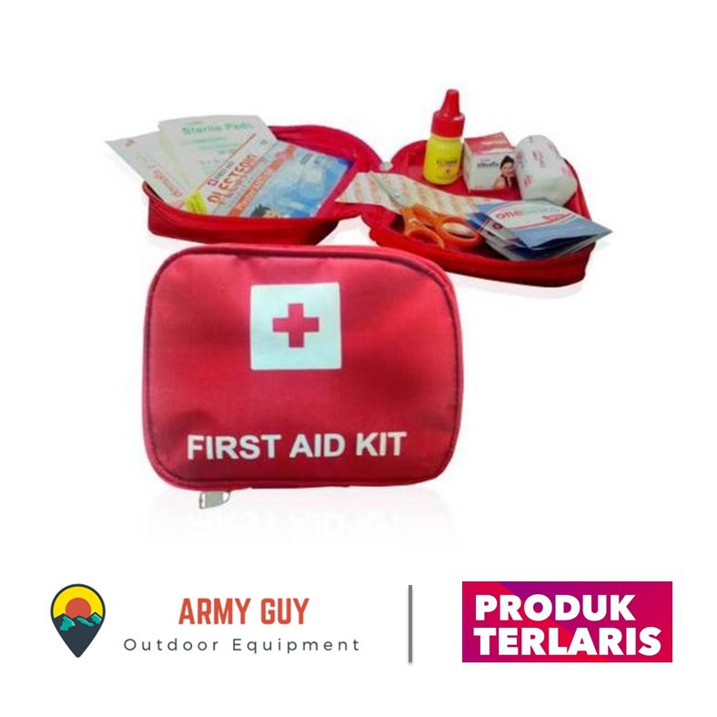 Jual First Aid Kit / Emergency Bag / Kotak Peralatan P3K Travel Pouch ...