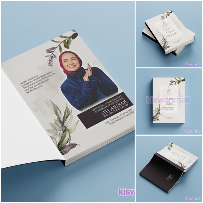 Jual Buku Yasin Softcover Desain Floral Kekinian! Cantik dan Elegant ...