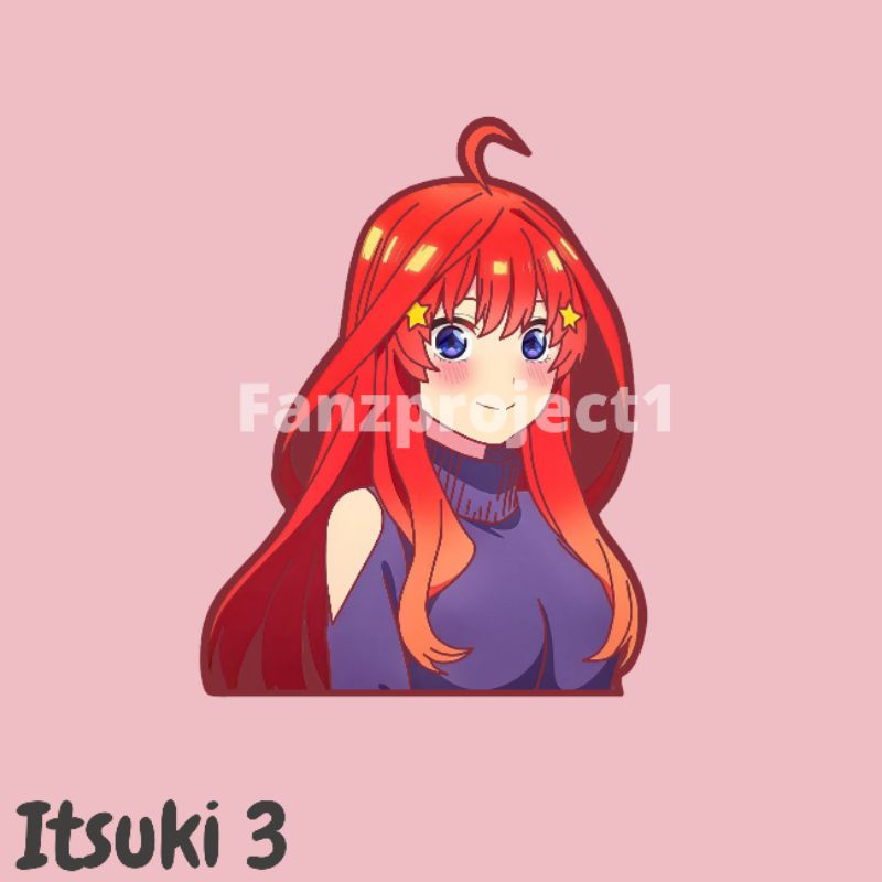 Jual STICKER ITSUKI NAKANO (WATERPROOF) | Shopee Indonesia