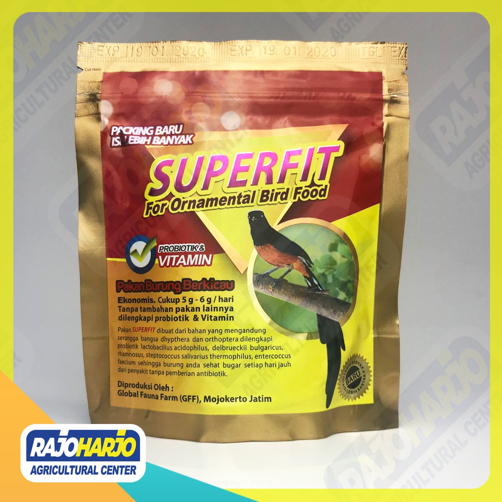 Jual SuperFit Gold (Original) 100 gr - Pakan Burung Juara | Shopee ...