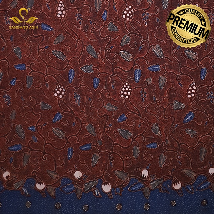 Jual Kain Batik Tulis Warna Alam 100% Handmade Halus Motif Klasik Lung-Lungan Latar Gringsing ...