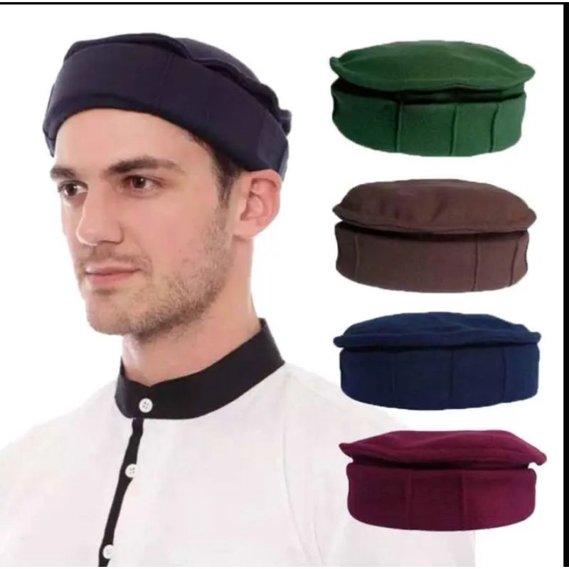 Jual Peci Kupluk Pria Kopiah Songkok Pakol Afganistan Bahan Elastis ...