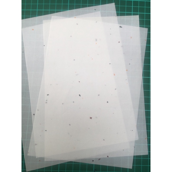 Jual kertas transparan kalkir motif untuk journaling transparant paper ...