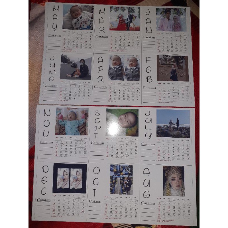 Jual CETAK FOTO KALENDER POLAROID|KALENDER 2021 | Shopee Indonesia
