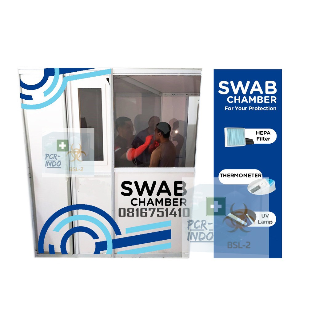 Jual Swab Chamber dan Isolator Room Negative Pressure Air 2 Ruangan ...