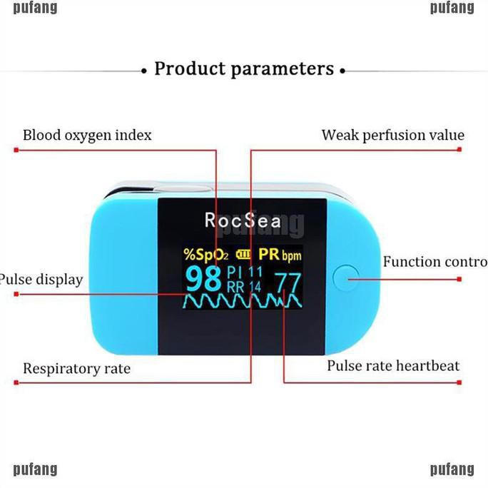 Jual Infrared Finger Tip Pulse Oximeter Spo2 Pr Meter Blood Oxygen Sa ...