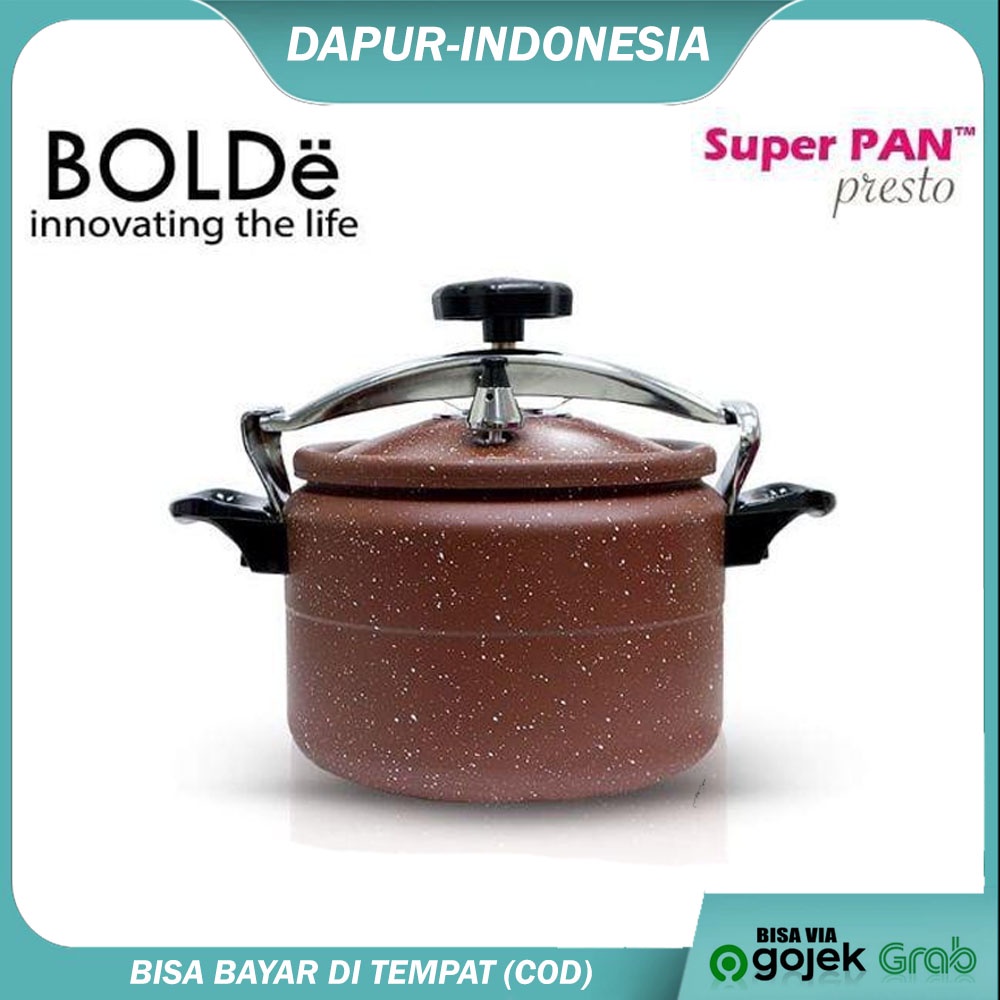 Jual BOLDe Super Pan Granite Presto Kapasitas 7 Liter - Warna Coklat ...