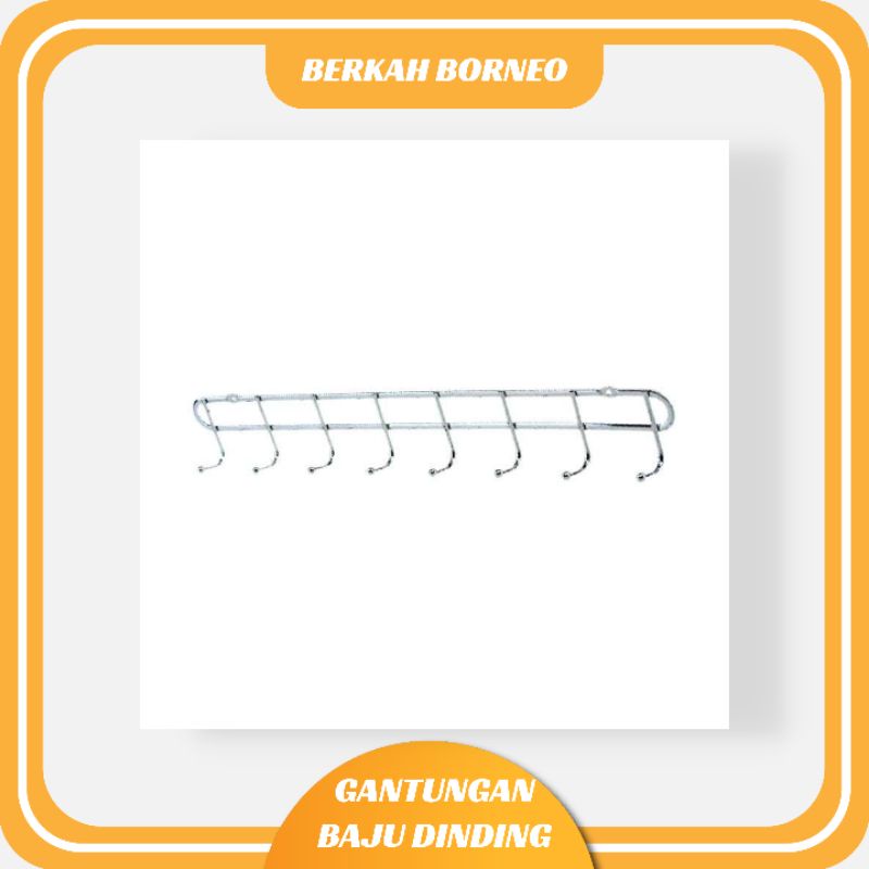 Jual Hanger dinding / hanger baju kawat tebal / pengait baju stenlies ...
