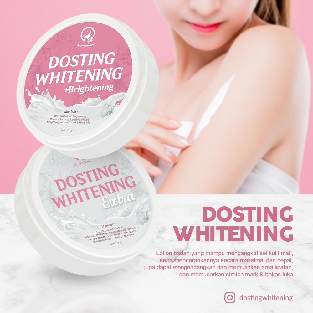 Jual Dosting Extra Whitening Body Lotion | HB Dosting Premium Extra Whitening | Shopee Indonesia