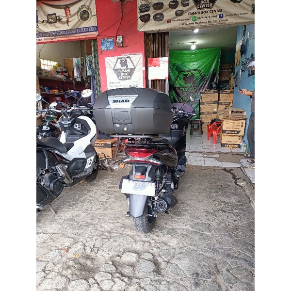 Jual Paket Promo Box SHAD SH44 + Bracket Honda PCX 150 PCX 160 | Shopee ...