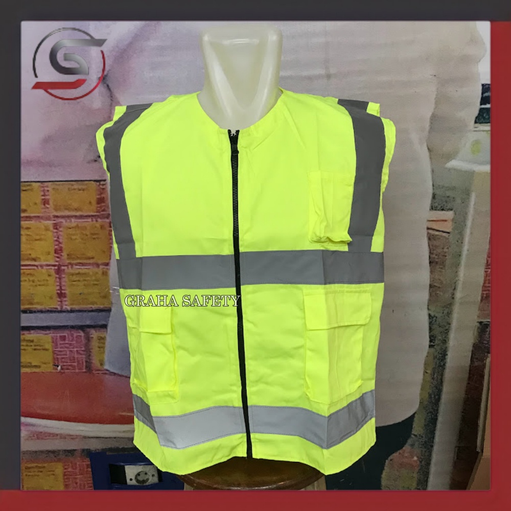 Jual Rompi Safety American Drill Warna Hijau Stabilo - Rompi Safety ...