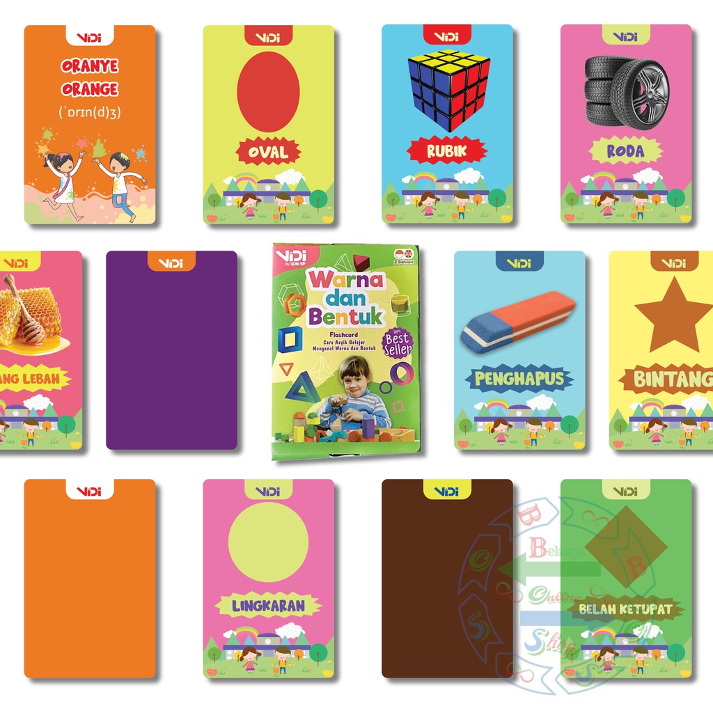 Jual Kartu Belajar Anak - VIDI FLASHCARD - Kartu Edukasi Edukatif ...