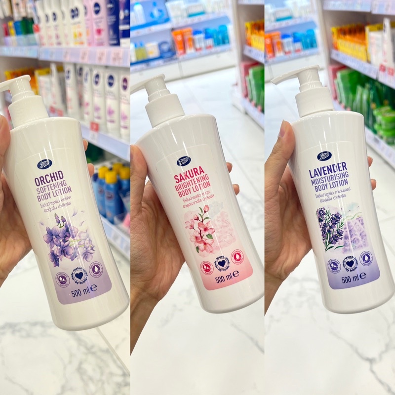 Jual Boots Hydrating Body Lotion 500ml Sakura / Lavender / Orchid ...