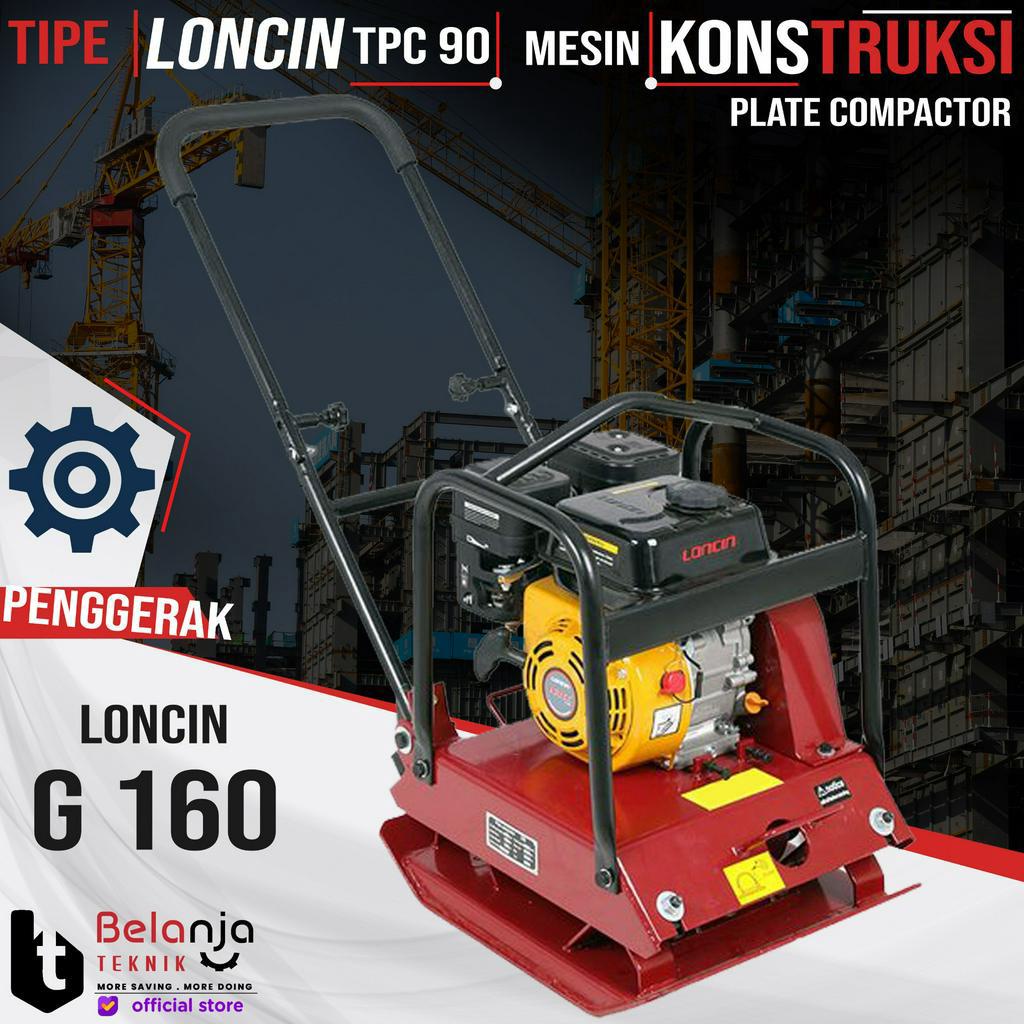 Jual Loncin Plate Compactor TPC 90 Mesin Stamper Engine Loncin G 160 ...