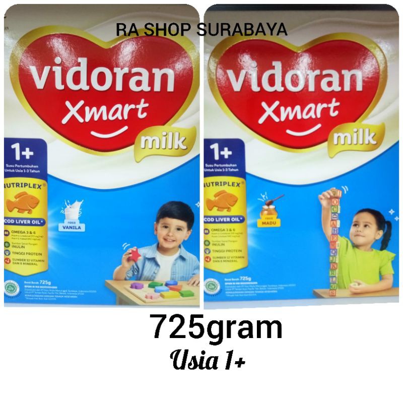 Jual Susu Vidoran smart +1 725gram rasa vanila dan madu | Shopee Indonesia