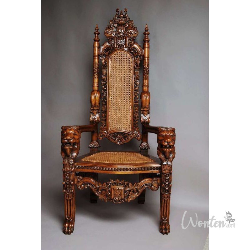 Jual Kursi Raja Kayu Jati Ukiran Jepara - Wonten Art King Chair ...