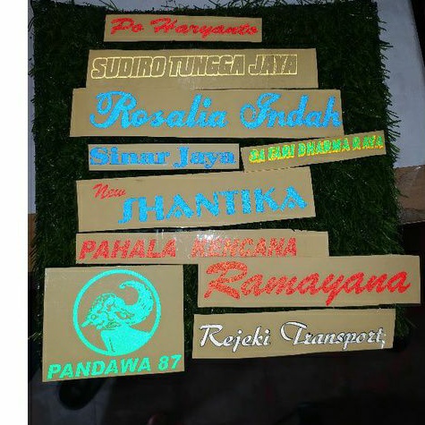 Jual stiker nama PO Bus | Shopee Indonesia