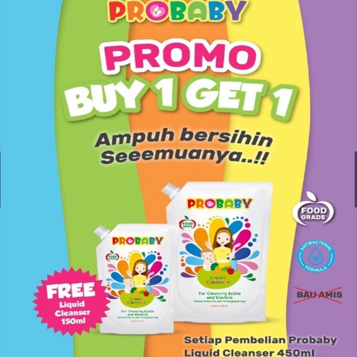 Jual Probaby Liquid Cleaser 450ml | Shopee Indonesia