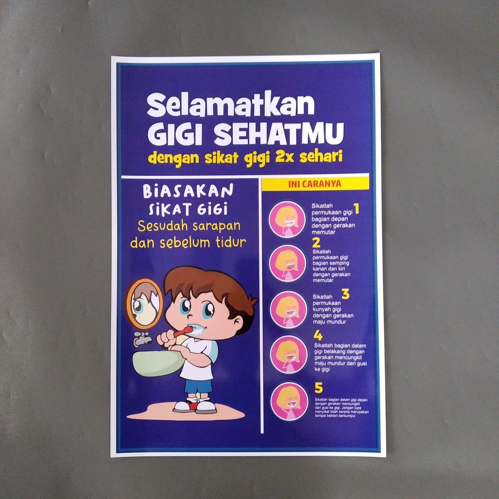 Jual Poster UKGS - Poster Selamatkan Gigi Sehatmu - Poster Kesehatan ...