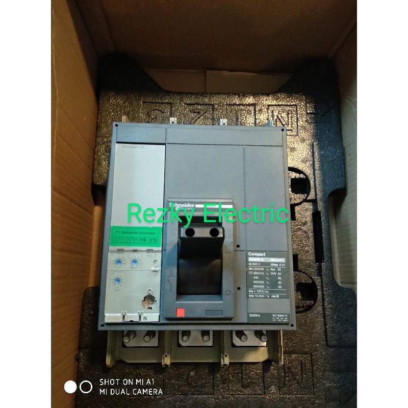 Jual NS800 MCCB BREAKER SCHNEIDER NS800N 3P 800A 50KA ORIGINAL | Shopee Indonesia