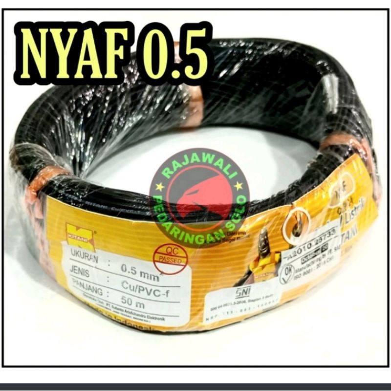Jual KABEL SERABUT NYAF 0.5MM KITANI KABEL AWG | Shopee Indonesia