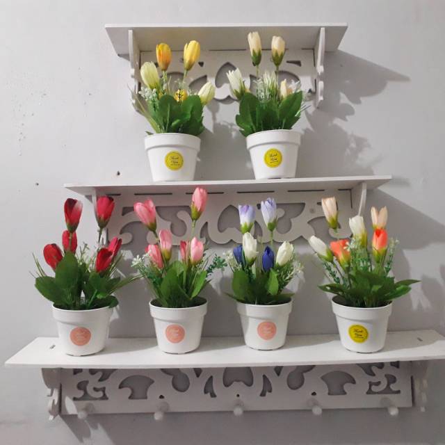 Jual Pot + Bunga hias bunga palsu bunga plastik bunga artifisial bunga ...