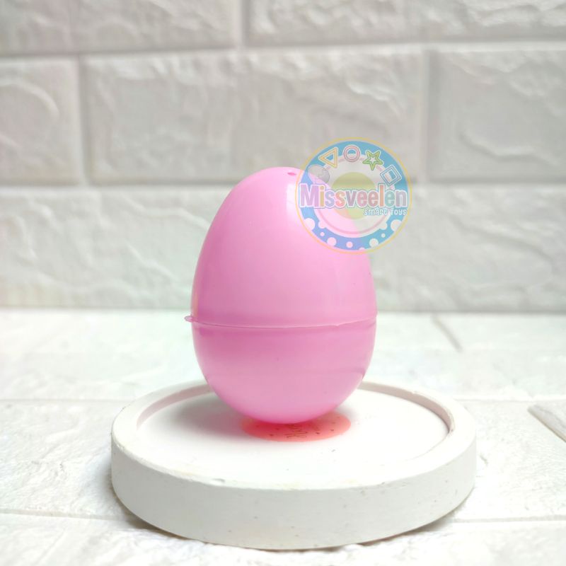 Jual Plastic Egg warna-warni mainan Montessori telur bahan plastik ...