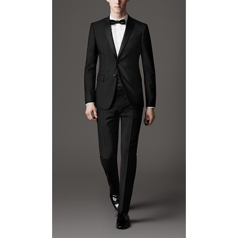 Jual SETELAN JAS RESMI HITAM PRIA KERJA KANTOR LENGKAP SLIMFIT STYLE ...