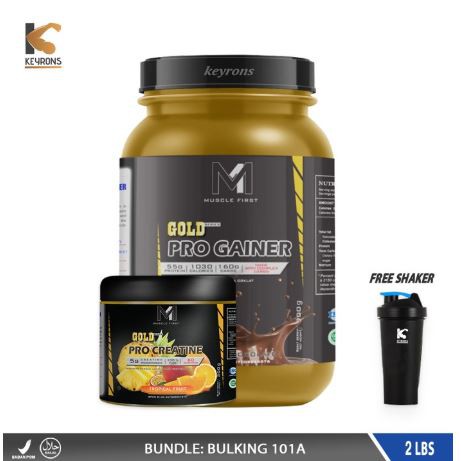 Jual BUNDLE BULKING 101A: M1 MUSCLE FIRST GAINER 2 LBS + CREATINE 300 ...