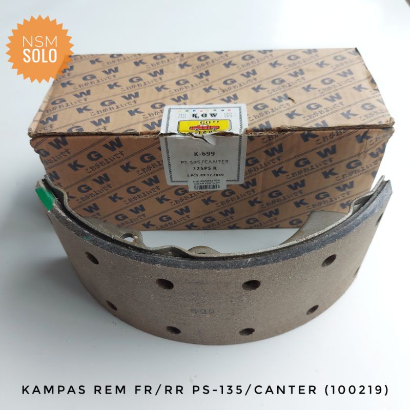 Jual Brake Disc Pad Kampas Rem Depan Belakang Mitsubishi PS135 Canter ...