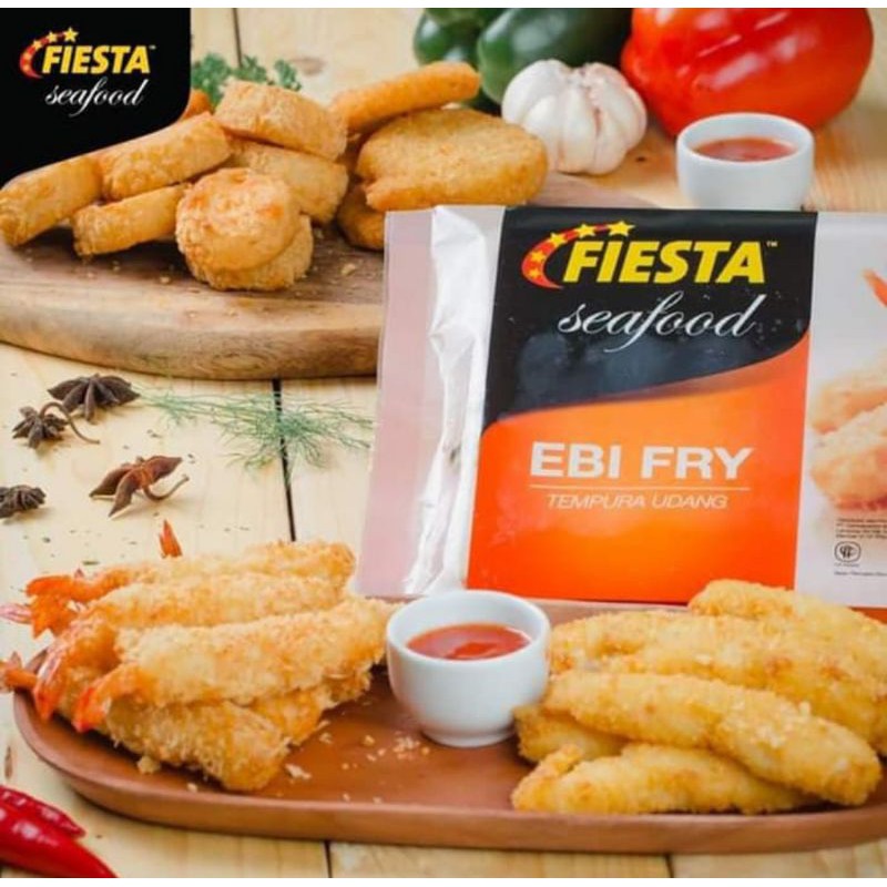 Jual FIESTA SEAFOOD EBI FRY 160 GRAM ISI ( 8s ) | Shopee Indonesia
