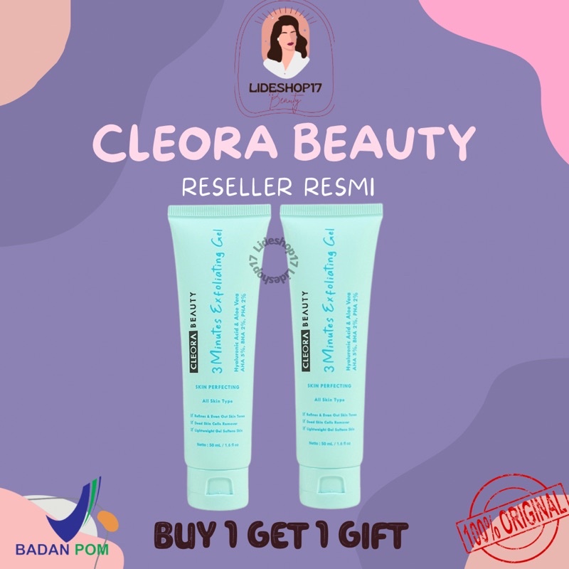 Jual [READY] Cleora 3 Minutes Exfoliating Gel / Cleora exfoliating ...