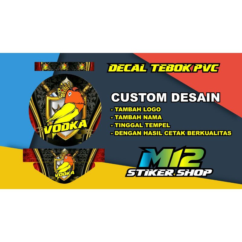 Jual stiker tebok pvc custom | Shopee Indonesia