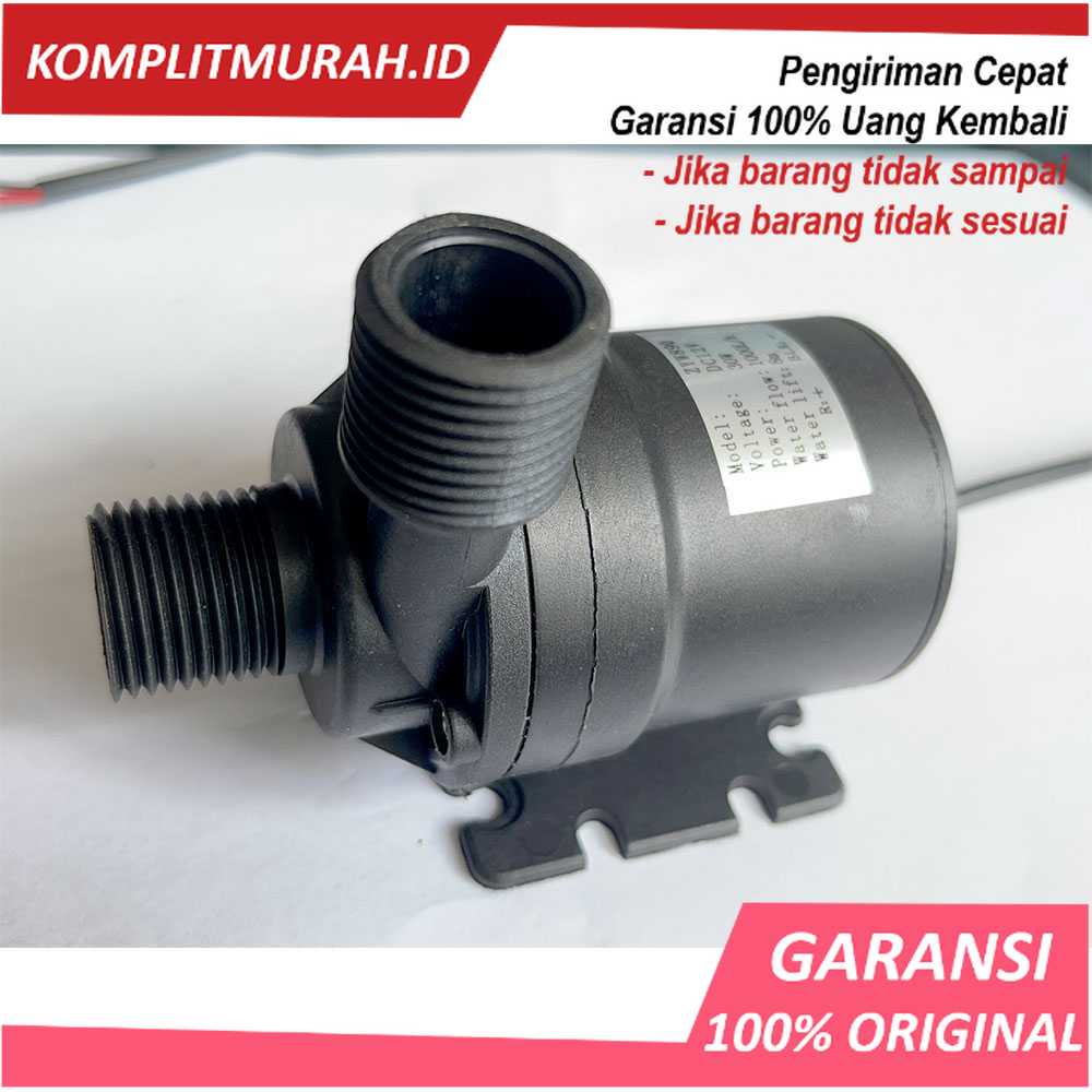 Jual [BISA COD] CN Pompa Air Mini Brushless Submersible Aquarium DC 12V ...