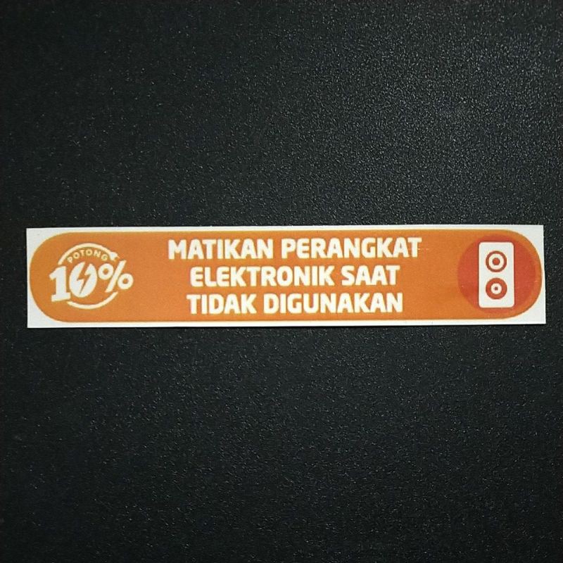 Jual STIKER WATERPROOF MATIKAN PERANGKAT ELEKTRONIK | Shopee Indonesia