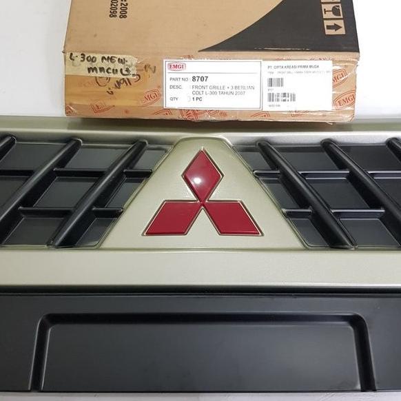 Jual Atx - Front Grille Gril Grill Rambang Lambang Emblem Set Mitsubishi | Shopee Indonesia