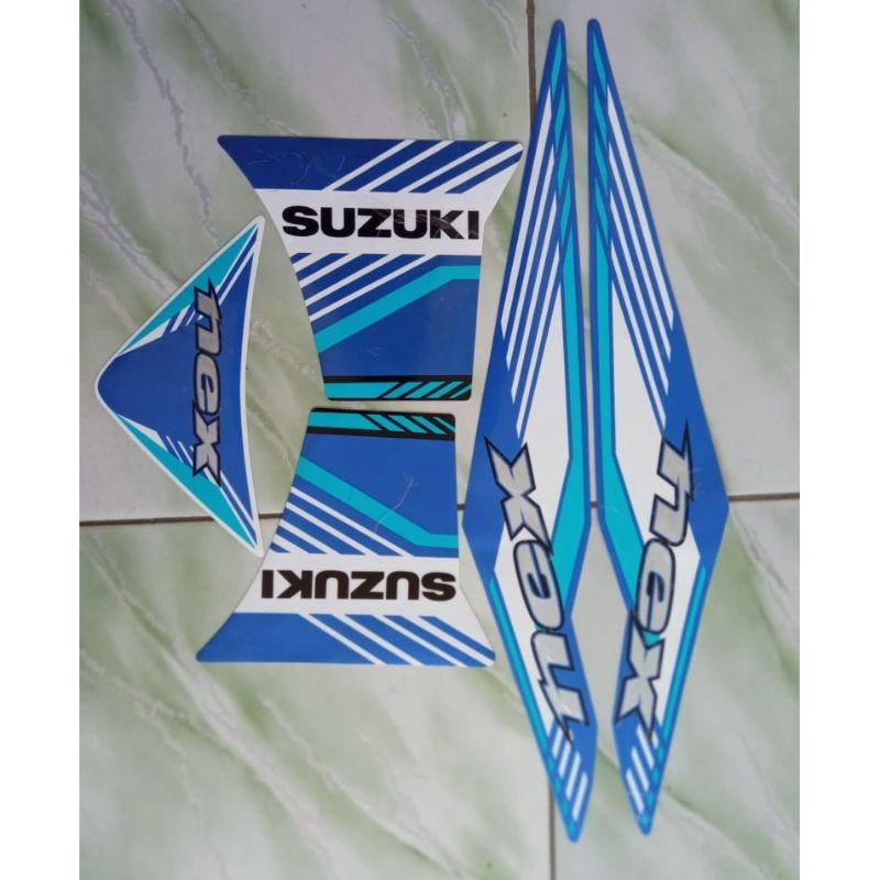 Jual Stiker Striping motor Suzuki nex 2014-2017 biru | Shopee Indonesia