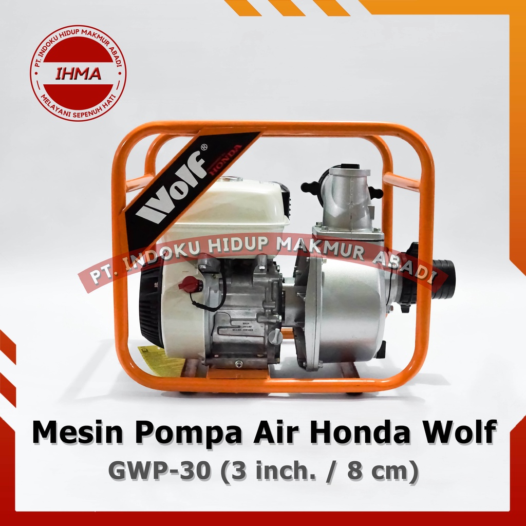 Jual Mesin Pompa Air Irigasi Sawah Honda Wolf GWP-30 (3 inch.) | Shopee Indonesia