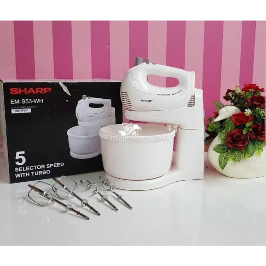 Jual SHARP Stand Mixer - EM S53 WH | Shopee Indonesia