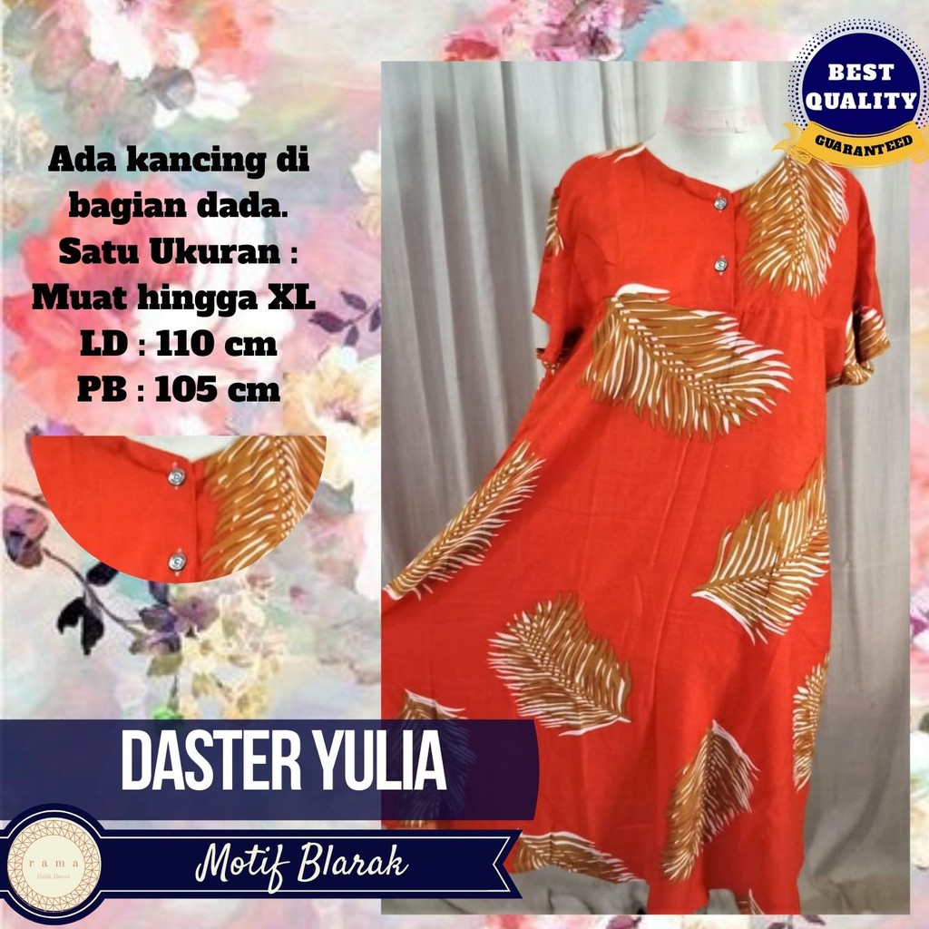 Jual Daster Yulia - Motif Blarak | Daster Murah Daster XL | Rayon Adem ...