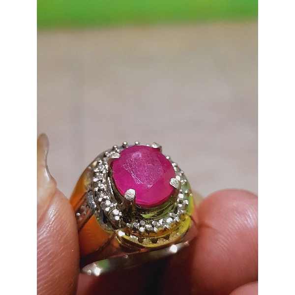 Jual CINCIN BATU RUBY PIGEON BLOOD ASLI NATURAL KUALITAS SUPER HARGA ...