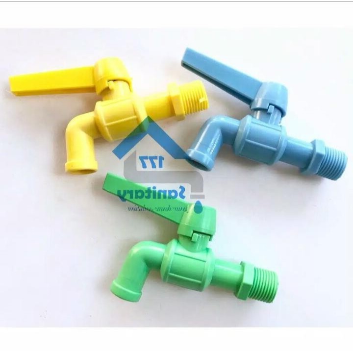 Jual Kran Tembok Plastik PVC Murah Warna LOTUS-Keran Air Kran Taman Pvc ...