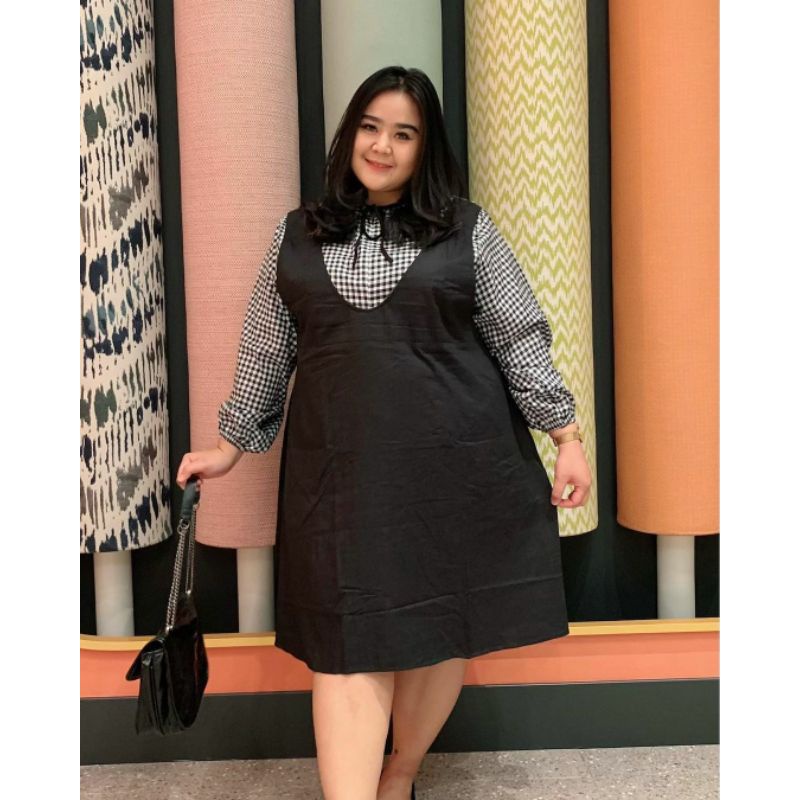 Jual TANIA MIDI DRESS KOMBINASI DAU WARNA SABRINA FASHION | KOREAN ...